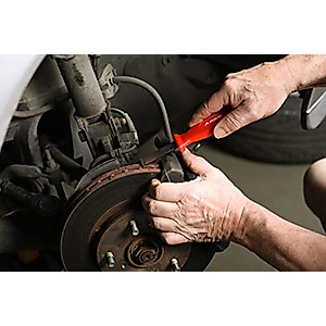 ARES 10041 – Tungsten Carbide Scraper – 5-8-Inch-Wide Blade – Tungsten Carbide Blade Tip with Abrasive Finish – Removes Residue from Steel, Aluminum, and More