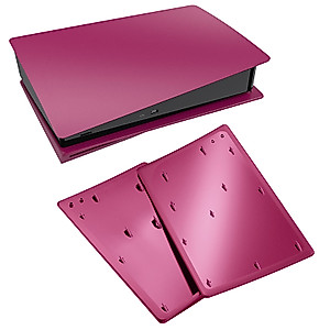 BSOON PS5 Accessories Faceplate, Hard Shockproof Playstation 5 Face Plate Shell Skin Case, ABS Anti-Scratch Dustproof PS5 Gaming Console Cover Replacement Accessories for PS5 Disc Edition