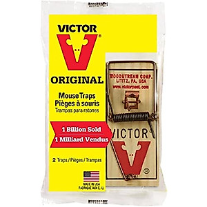 Victor 20 - Snap Spring Wooden Mouse Trap/Rodent Control M150
