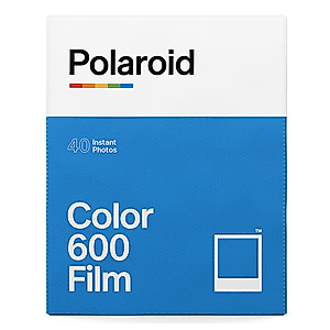 Polaroid Color Film for 600 (5 Packs of Film - Total 40 Photos) + Album + Cloth