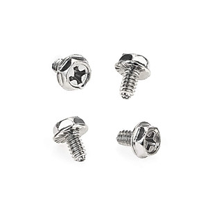 DShanLa 100Pcs Toothed Hex 6/32 Screws PC Case Hard Drive for Computer PC Case CD-ROM Hard Disk Motherboard Mounting Screws DShanLa