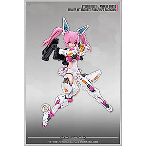i8 TOYS Nuke Matrix 1/12 Scale Bunny ATK Girl Rabbit Mecha Girl Model Kits, Multicolored, Medium, (SJYT-001)