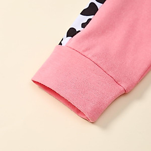 Jeinxcn Toddler Little Girl Clothes Long Sleeve T-Shirt Tops Pants Outfits Set 3-4T