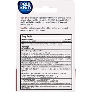 New-Skin Liquid Bandage, Waterproof Bandage for Scrapes and Minor Cuts, 1 fl oz (Pack of 2)