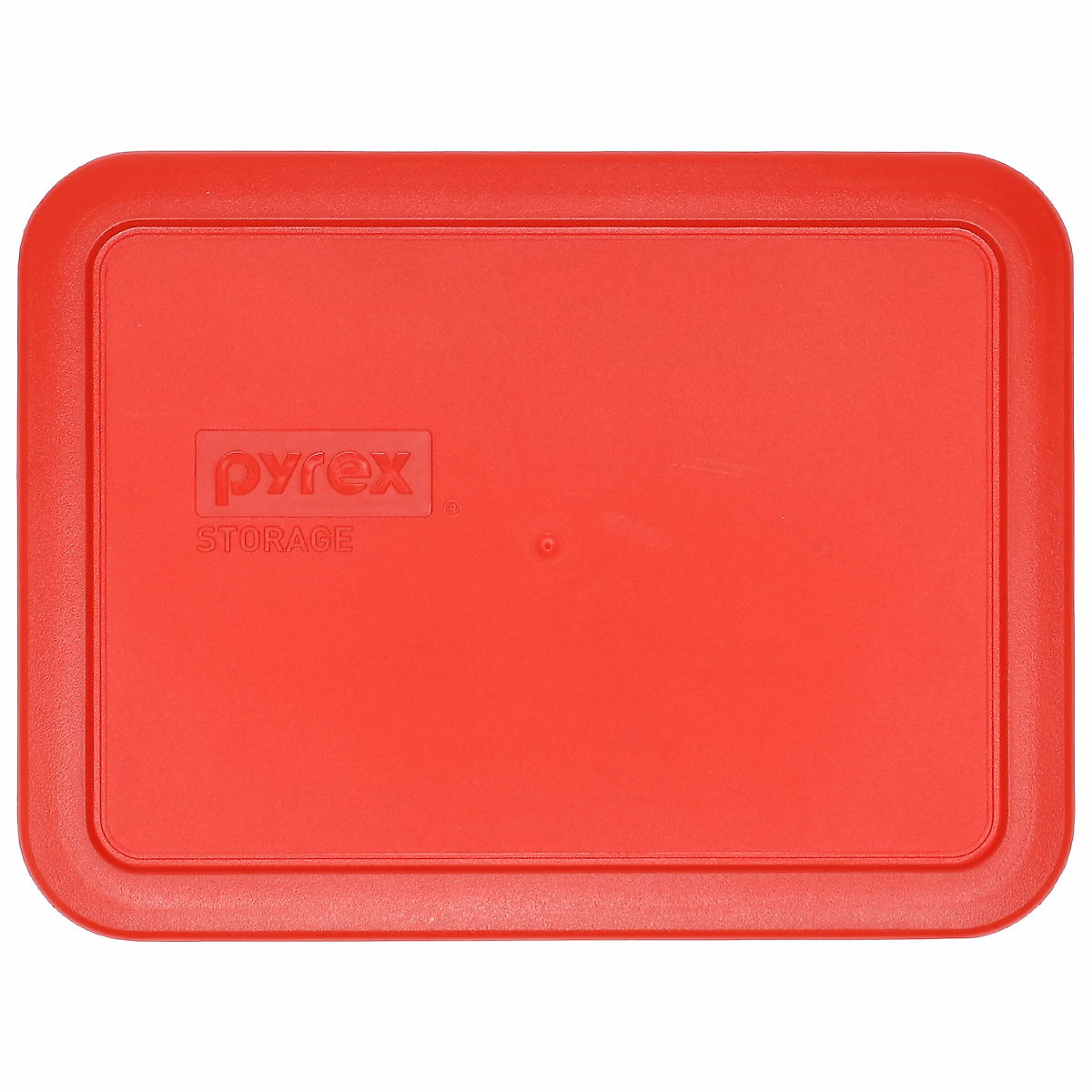 Pyrex (6 7210 3 Cup Glass Dishes & (6) 7210-PC Poppy Red Lids - Made in the USA