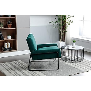 Dsnyu Velvet Accent Chair, Arm Chair Modern Comfy Home Furniture for Living Room 27.95" L X 30.51" W X 29.13" H