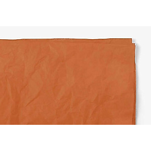 InsideMyNest Premium Quality Tissue Paper Sheets 30x20 (Burnt Orange) (20 Sheets)