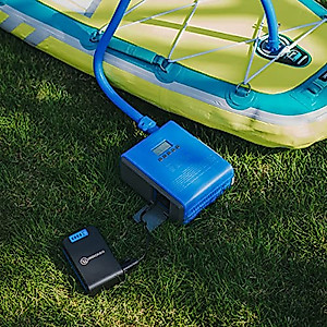 iROCKER Portable Battery - 12V DC Power Outlet and USB plugin Compatible with Electric Pump for Inflatable Stand Up Paddle Boards