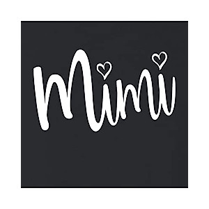 Go All Out XXX-Large Black Adult Mimi Heart Grandma Sweatshirt Crewneck