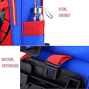 GLOOMALL Cartoon Six Wheels Trolley Case School Bags Boy Oxford Cloth Vacation Backpack