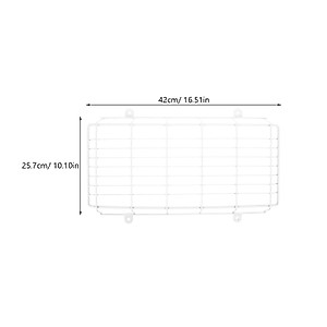 Gadpiparty Wire Guard for Exit Sign Emergency Light Metal Wire Guard Damage Stopper Exit Sign Damage Cage Wall Mounted Emergency Signal Protective Covers