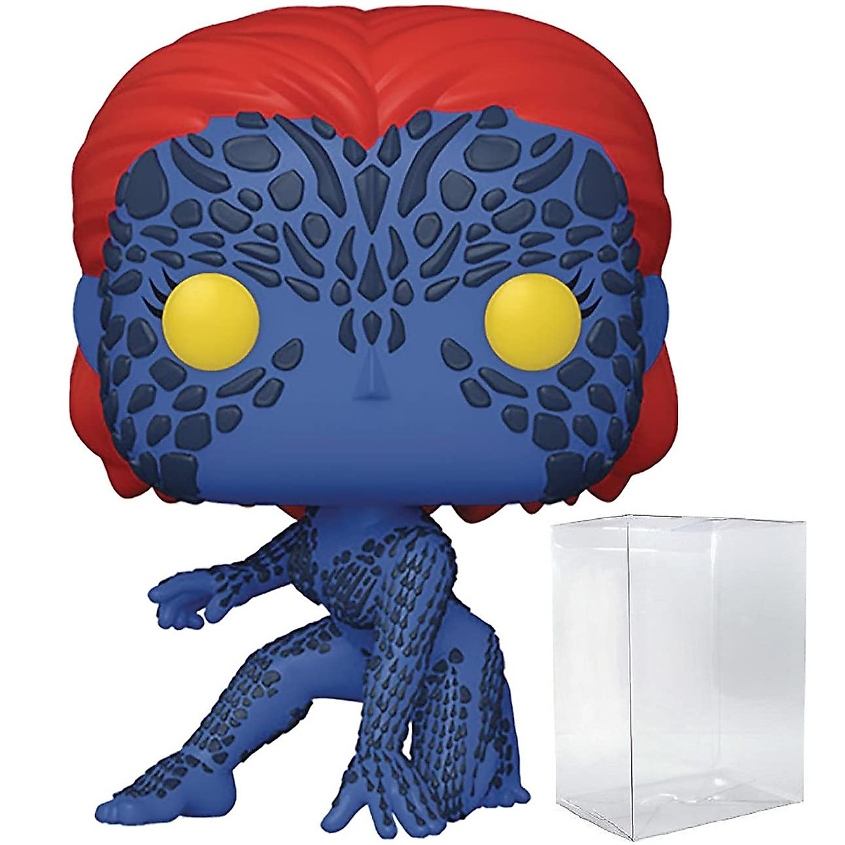 POP Marvel: X-Men 20th Anniversary - Mystique Funko Pop! Vinyl Figure (Bundled with Compatible Pop Box Protector Case) Multicolored 3.75 inches