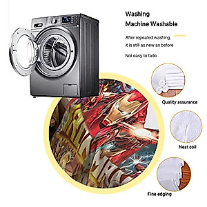 Super Hero Throw Blanket Soft Flannel Cartoon Blanket All Season Warm Bedding for Sofa Chair Decorations 60"x50"