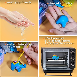 Ixiaoyoo Polymer Clay 88 Colors, Modeling Clay for Kids DIY Starter Kits, Oven Bake Model Clay, Non-Toxic, Non-Sticky, Ideal Clay Kits for Children and Artists (88 Colors)