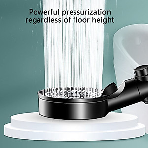 High Pressure Handheld Shower Head With Carbon Filter, 5 Spray Modes Showers, Hard Water Softener Filtered Showerhead For Luxury Shower