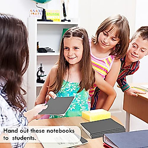 feela 16 Pack Soft Cover Journal Bulk, Lined Notebooks College Ruled for Work for Women Girl Writing, Blank Travel Journal Note Taking Notebook School Business Supplies, 8.2” x 5.5”, A5, Gray