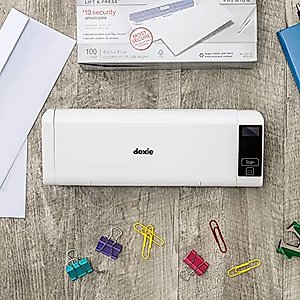 Doxie Pro DX400 - Wired Document Scanner and Receipt Scanner for Home and Office. The Best Desktop Scanner, Small Scanner, Compact Scanner, Duplex Scanner (Two Sided Scanner), for Windows and Mac