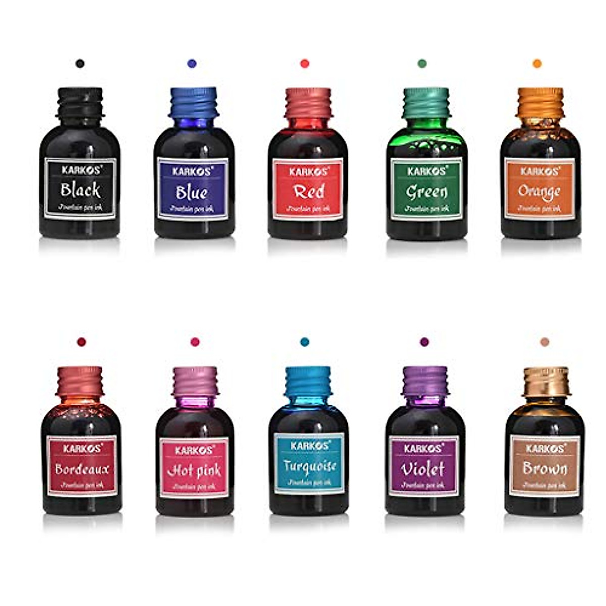 Xdodnev 1 Bottle Pure Colorful 30ml Fountain Pen Ink Refilling Inks Stationery School