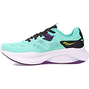 Saucony Women's Guide 15 Running Shoe, Cool Mint/Acid, 8