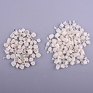 100pcs Temporary Crown Veneers Material Anterior Front Back Molar Teeth by Superdental