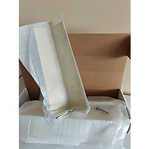 5 - New Aluminum Outside Siding Corner 8 Inches 5 Nails Included