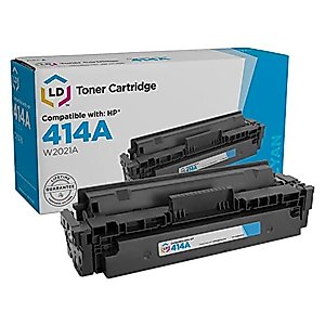 LD Products Compatible Toner Cartridge Replacement for HP 414A W2021A (Cyan) for use in Color Laserjet: M454dn, Pro M454dw, Pro MFP M479dw, Pro MFP M479fdn, Pro MFP M479fdw