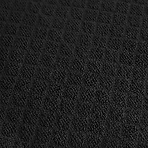 Ritz Premium Hook and Hang Towel (2-Pack), 18" x 28", Long-Lasting and Durable Rubber Hook, Highly Absorbent and Super Soft Hand Cloths for Kitchen, Bathroom, or Laundry Room, Black