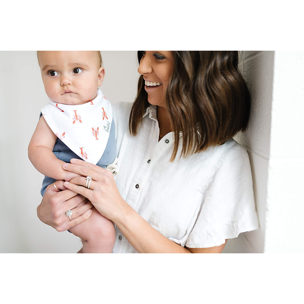 Copper Pearl Baby Bandana Drool Bibs for Drooling and Teething Gift Set 'Nautical' (Pack of 4)