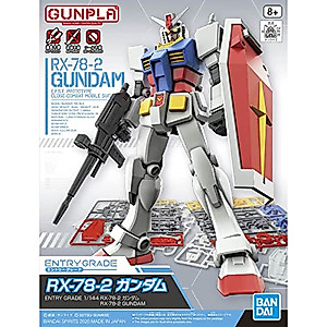 Bandai Hobby - Mobile Suit Gundam - 1/144 RX-78-2 Gundam, Bandai Spirits Entry Grade