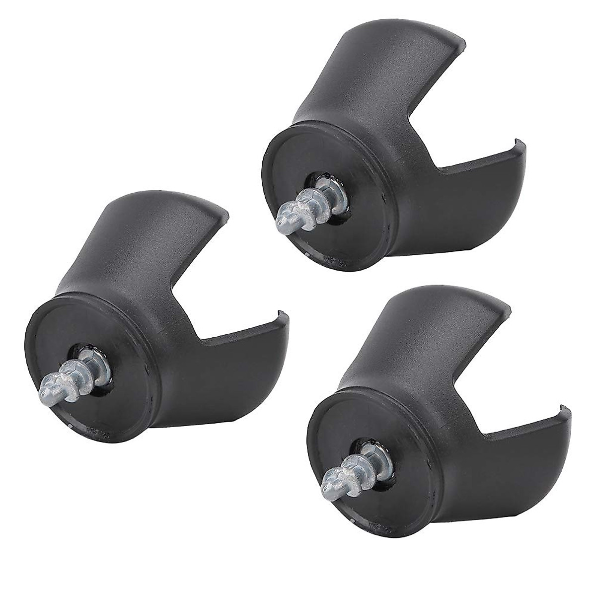 Golf Ball Pick Up Tool, Golf Putter Grip Golf Ball Retriever Putter Picker Made of Plastic Sucker for Golf Screws Tool, Golf Accessories Black for Men Women Golfer