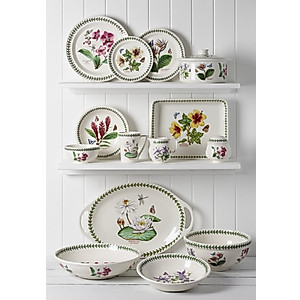Portmeirion Botanic Garden Mini Bowl | Set of 6 Bowls with Assorted Motifs | 5 Inch | Made from Fine Earthenware | Microwave and Dishwasher Safe | Made in England