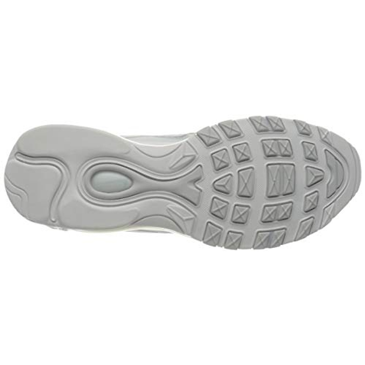 Nike womens Air Max 97 Trail Running Shoes, White/White-pure Platinum, 8