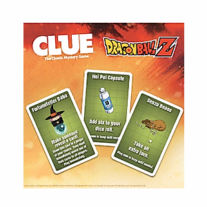 CLUE Dragon Ball Z | Collectible Clue Board Game Featuring Anime Show | Officially-Licensed Game with Familiar Locations and Iconic Characters from Dragon Ball Show