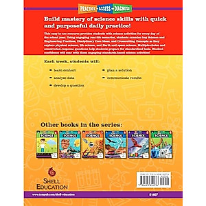 180 Days™: Science, Earth and Space Science for 1st Grade Practice Workbook for Classroom and Home, Cool and Fun Practice Created by Teachers (180 Days of Practice)