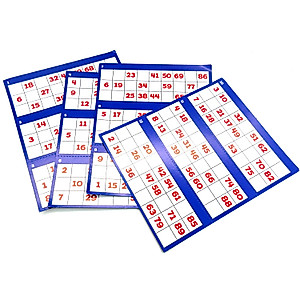 Bingo Game Set with 2.75 Inch Bingo Cage,100 Colorful Bingo Chips & Mini 4 in a Row Board Game with 30 Discs for Holiday