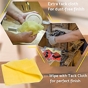 Black and Decker Mouse Sander Pads 220 Grit 50 Pack, Mouse Sander Sandpaper, Detail Palm Sand Paper Set, 12 Hole Hook and Loop Sanding Pads by S&F STEAD & FAST