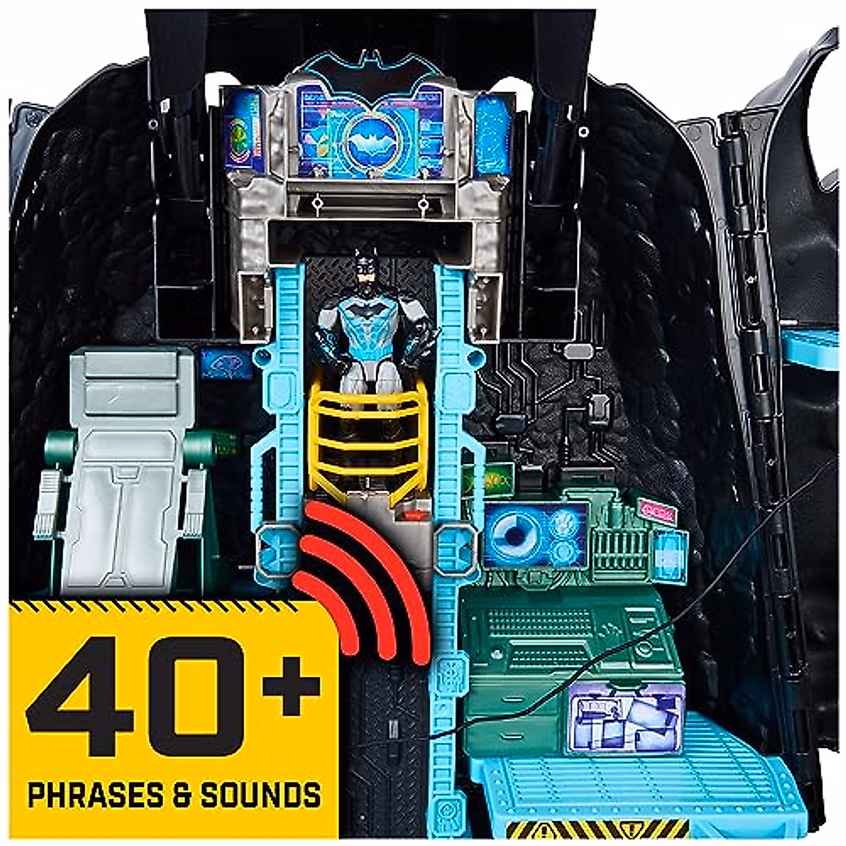 Batman, Bat-Tech Batcave, Giant Transforming Playset with Exclusive 4” Batman Figure and Accessories, Kids Toys for Boys Aged 4 and Up