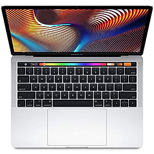 Apple MacBook Pro MLH12LL/A 13.3-inch Laptop with Touch Bar, 2.9GHz Dual-core Intel Core i5, 8GB Memory, 512GB, Retina Display, Silver (Renewed)