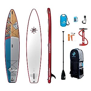 Boardworks SHUBU SUP - All Water Inflatable Stand-Up Paddle Board - SUP Includes Complete Kit with Paddle, Backpack Carry Bag, Leash, Dry Bag and Pump