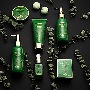 Birthday Gifts for Women and Men Who Have Everything, Eucalyptus Spa Gift Baskets for Women, Mom, 16pc Bath Gift Set for Birthday Gifts for Women, Body Self Care Set for Pampering & Relaxation Basket