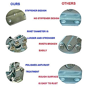 MIKMAYTOO Push Pull Action Toggle Clamps 6 PACK 301AM Latch Anti-slip Hand Tool 110Lbs Holding Capacity Quick Release Clamp … (301AM)