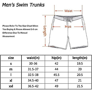 visesunny Men's Beach Short Swim Trunks Sugar Skull Red Rose Day of Dead Sports Running Bathing Suits