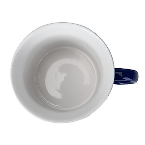 Mind Reader Soup Mug with Vented Lid, Microwave Dishwasher Safe, Soup Bowls, Large, Ceramic, 6.3" L x 5.04" W x 4.13" H, Black