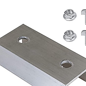 IEUDNS Aluminium PV Solar Panel Solar Module Rail Connector for Mounting Photovoltaic Mounting Rail