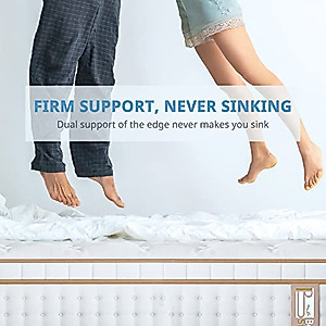 BedStory King Mattress, 14 Inch Gel Memory Foam Hybrid Mattress in a Box, King Size Mattress with Individually Wrapped Pocket Coils for Supportive and Pressure Relief, Made in USA