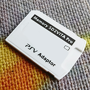 Theokveni Premium SD2Vita Game Memory Card Adapter, V6.0 Memory Stick TF Card Holder Compatible with Micro SD Card for PS Vita 1000/2000 with Firmware 3.60 System or Above