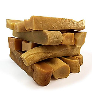 Chewmeter Himalayan Yaky Cheese Chew, 100% Natural, Long Lasting, Gluten Free, Healthy & Safe Dog Treats, Lactose & Grain Free, Protein Rich, Stain Free, Large, For Dogs 55 Lbs & Under, 3 lb Bulk Tub