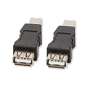 ELECTOP 2 Pack USB 2.0 A Female to USB B Print Male Adapter Converter