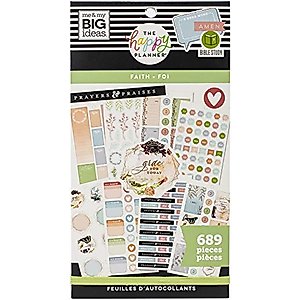 ME & MY BIG IDEAS HAPPY PLANNER STCKRS, Faith Be Still, 689/Pkg