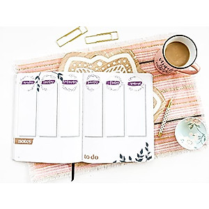 Weekly Planner - Cute Dot Bullet Paper Planner Notebooks and Journal for Women by June and Lucy: Undated 12 Month Dot Grid Appointment Planner, Calendar & Personal Organizer for Women